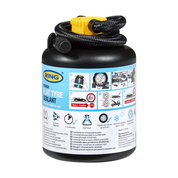 Ring Flat Tyre Sealant 450ml - seal punctures up to 6mm