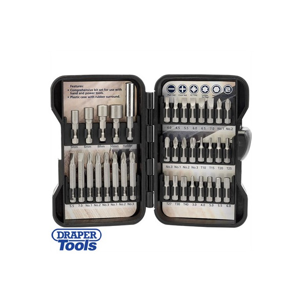 Draper 18561 36 Piece Screwdriver Bit Set