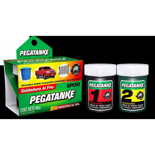 Pegatanke Professional 2 Part Epoxy Black 1.48oz
