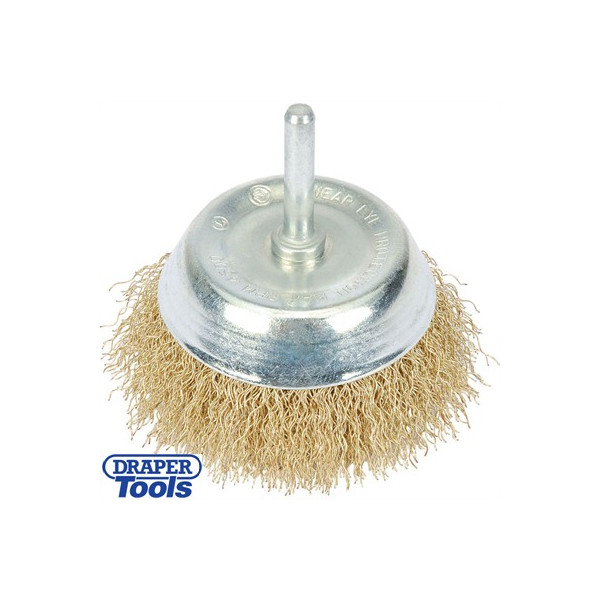 Draper 41433 75mm Hollow Cup Wire Brush