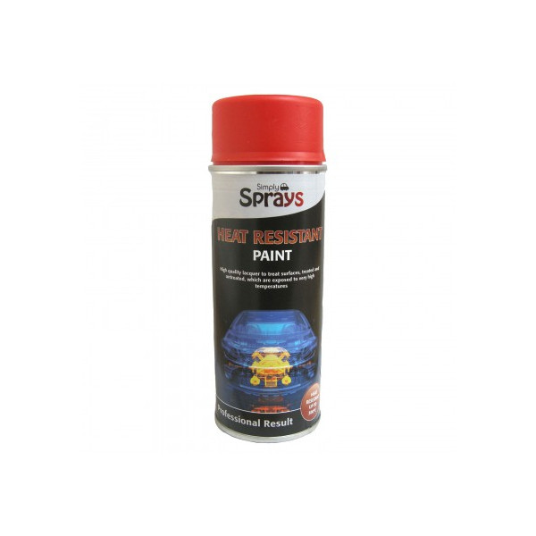 Simply SP-012 Red High Temperature Paint 400ml Aerosol