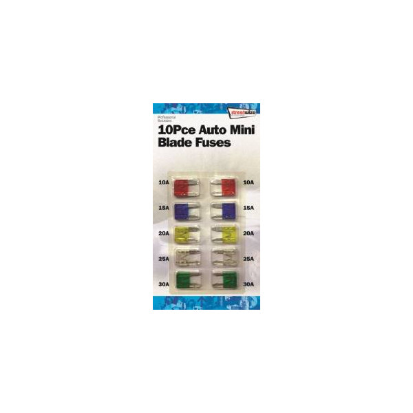 Standard Blade Fuses - Assorted Pack of 10