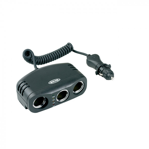 Ring Triple MultiSocket With Battery Analyser - 8 Amp