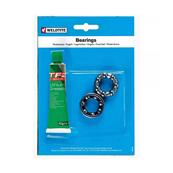 Weldtite 6182 1/4\" Rear Hub Cages With TF2 Lithium Grease